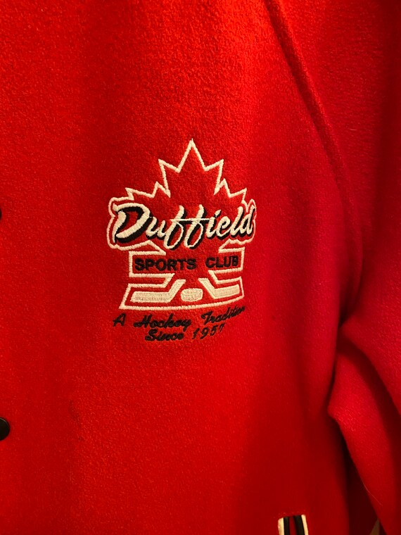 Vintage Duffield Devils Sports Club Varsity Hockey Ja… - Gem