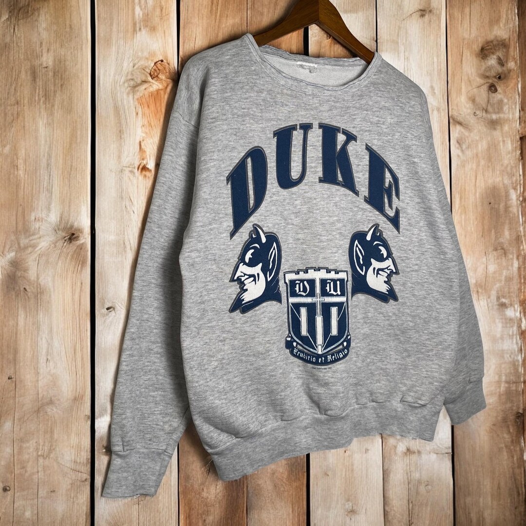 Vintage Duke University Blue Devils Crewneck Sweater - Etsy