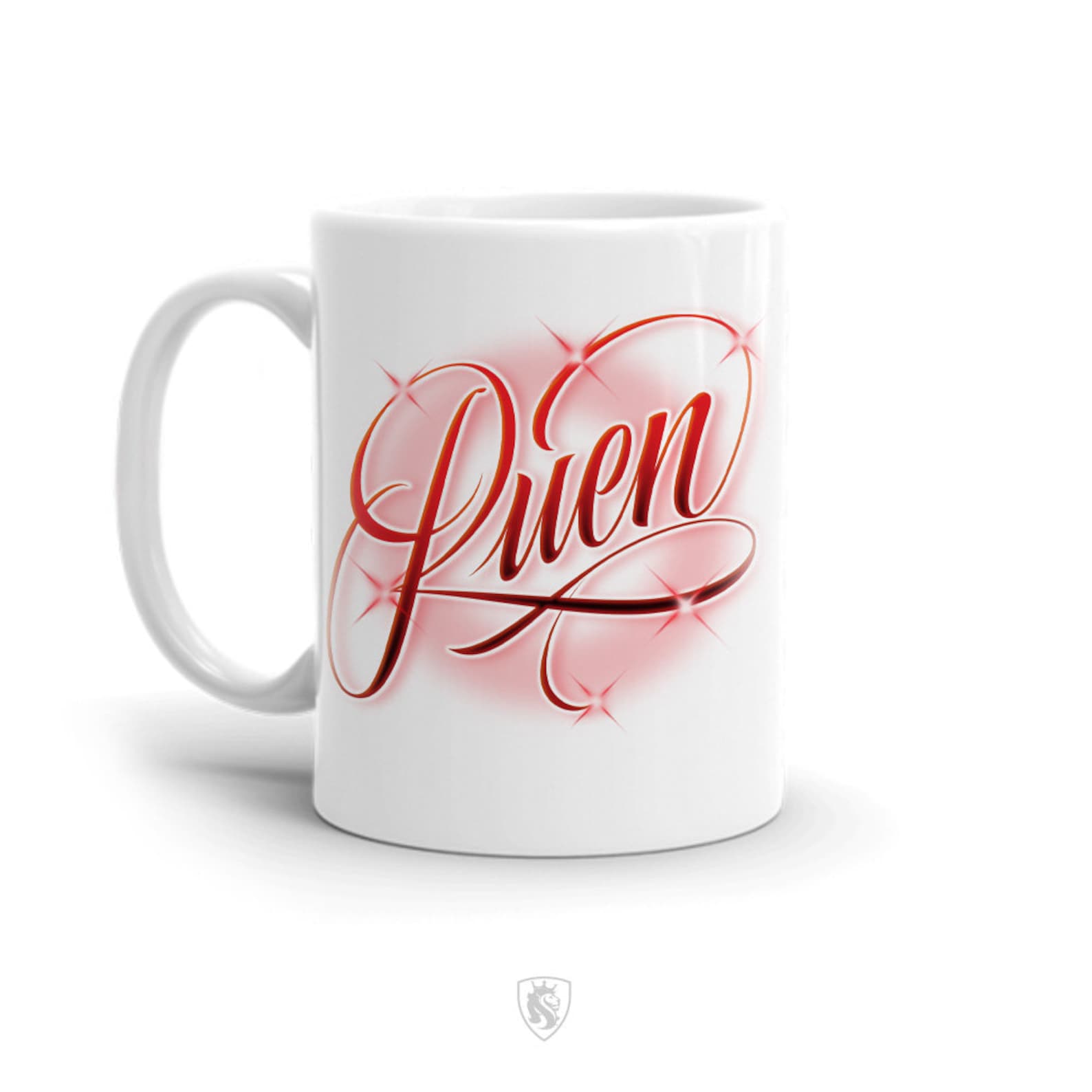 Airbrush Style Name on A Mug - Customized Mug - Personalized Mug - Etsy