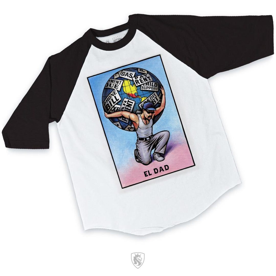El Dad Del Mundo Raglan for Men - Etsy