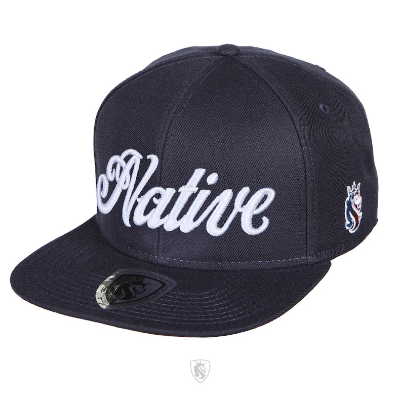 Native Script Snap Back Hat - Etsy