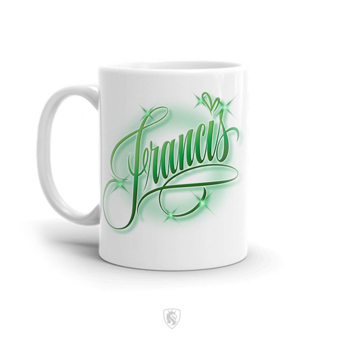 Airbrush Style Name on A Mug - Customized Mug - Personalized Mug - Etsy
