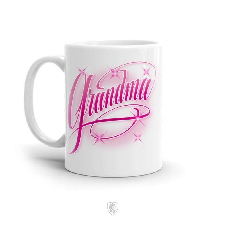 Airbrush Style Name on A Mug - Customized Mug - Personalized Mug - Etsy