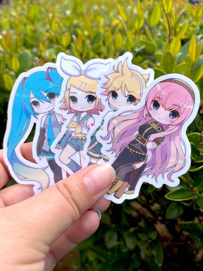 Vocaloid Hatsune Miku Vinyl Sticker - Etsy