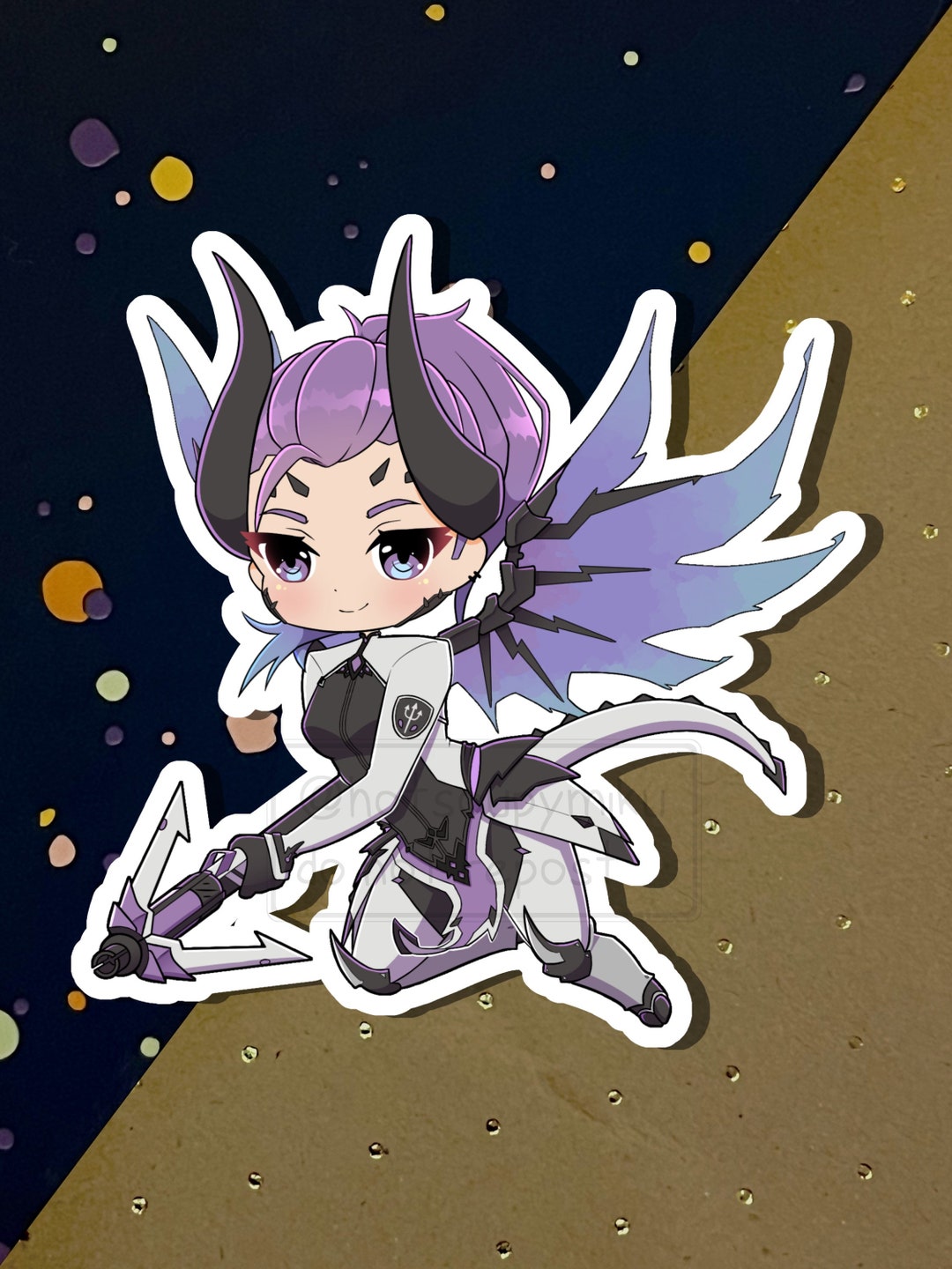 Overwatch Imp Mercy Vinyl Sticker - Etsy