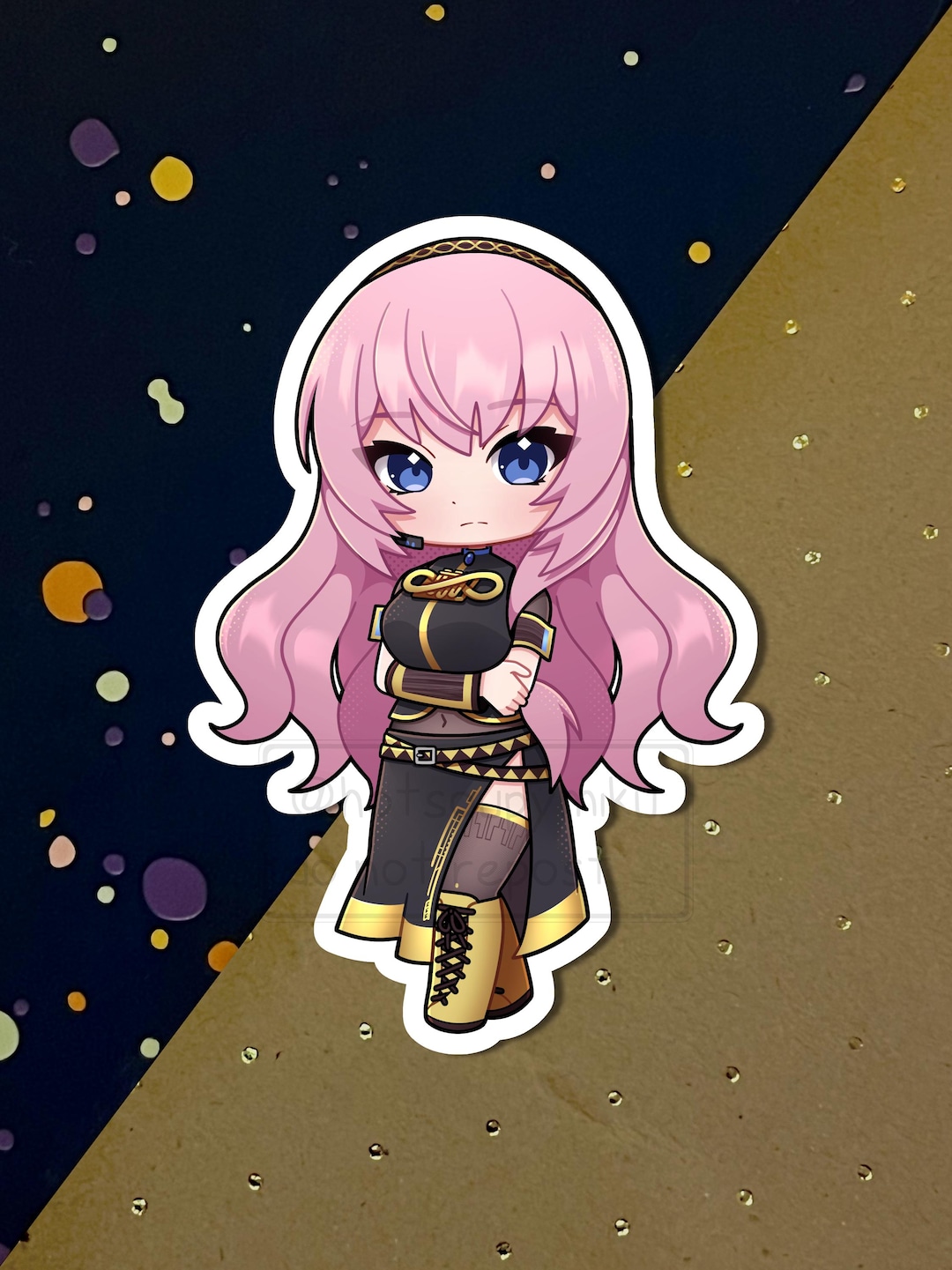 Megurine Luka Vinyl Sticker - Etsy