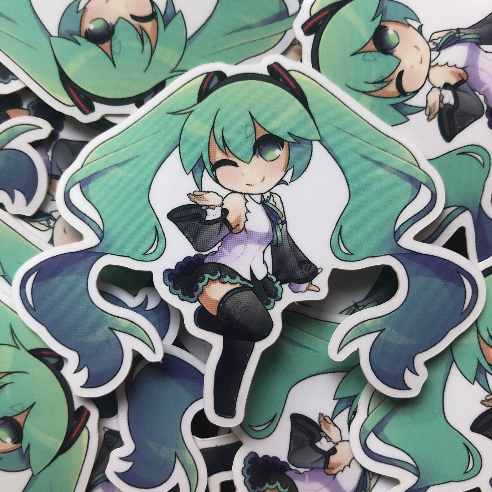 Vocaloid Hatsune Miku NT Vinyl Sticker | Etsy
