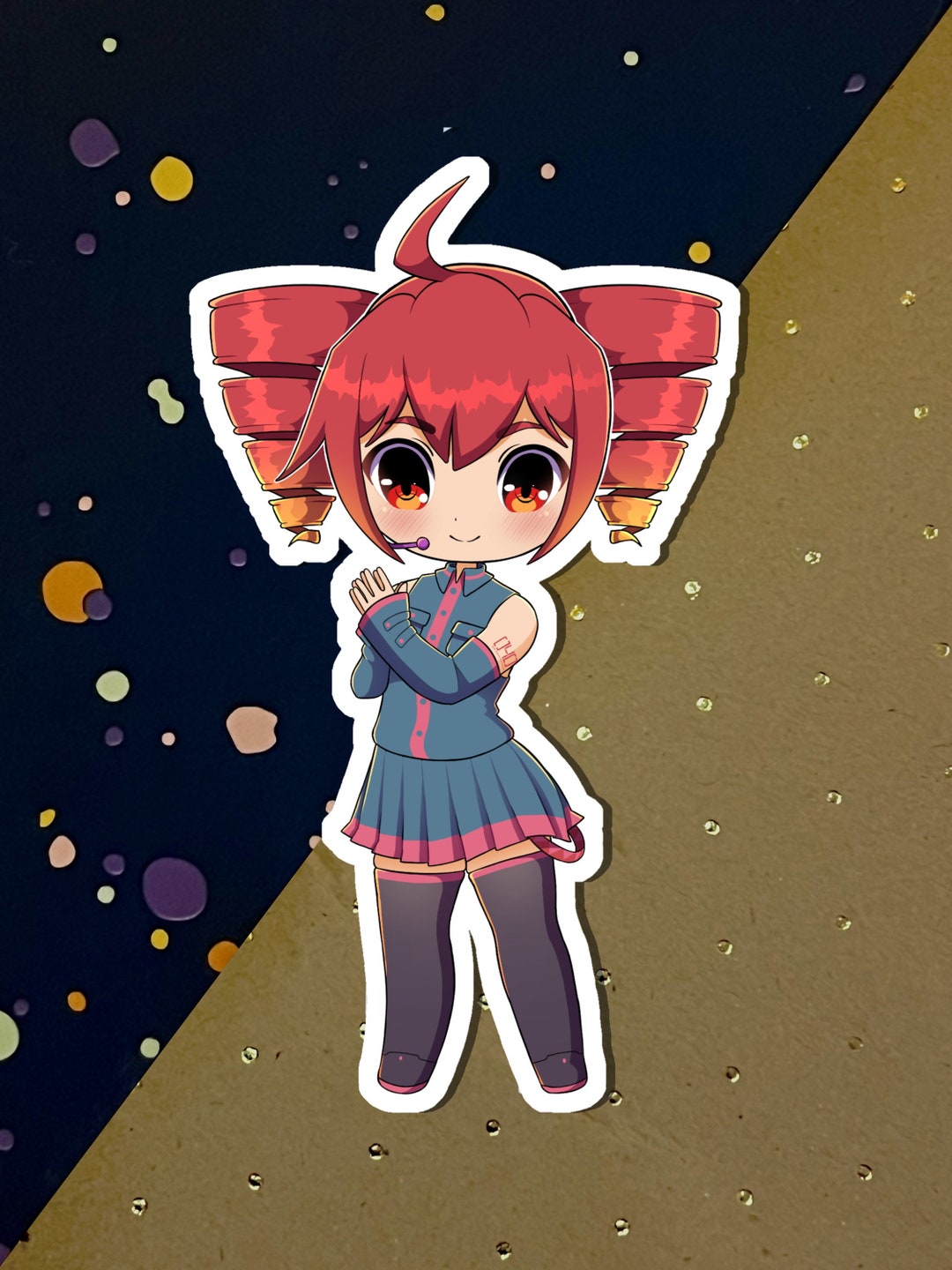 Kasane Teto Vinyl Sticker - Etsy