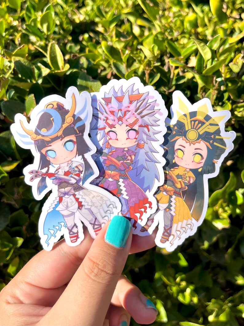 Amaterasu Kiriko Vinyl Sticker - Etsy