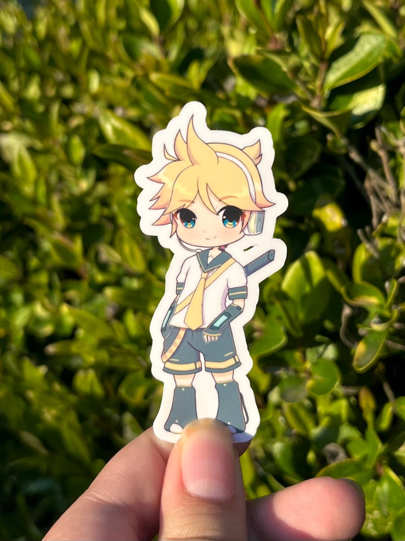 Vocaloid Kagamine Len Vinyl Sticker - Etsy