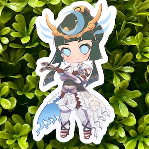 Amaterasu Kiriko Vinyl Sticker - Etsy