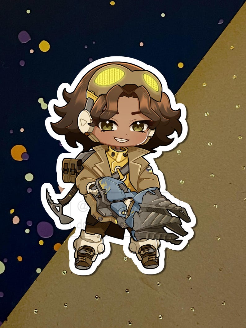Overwatch Venture Vinyl Sticker - Etsy
