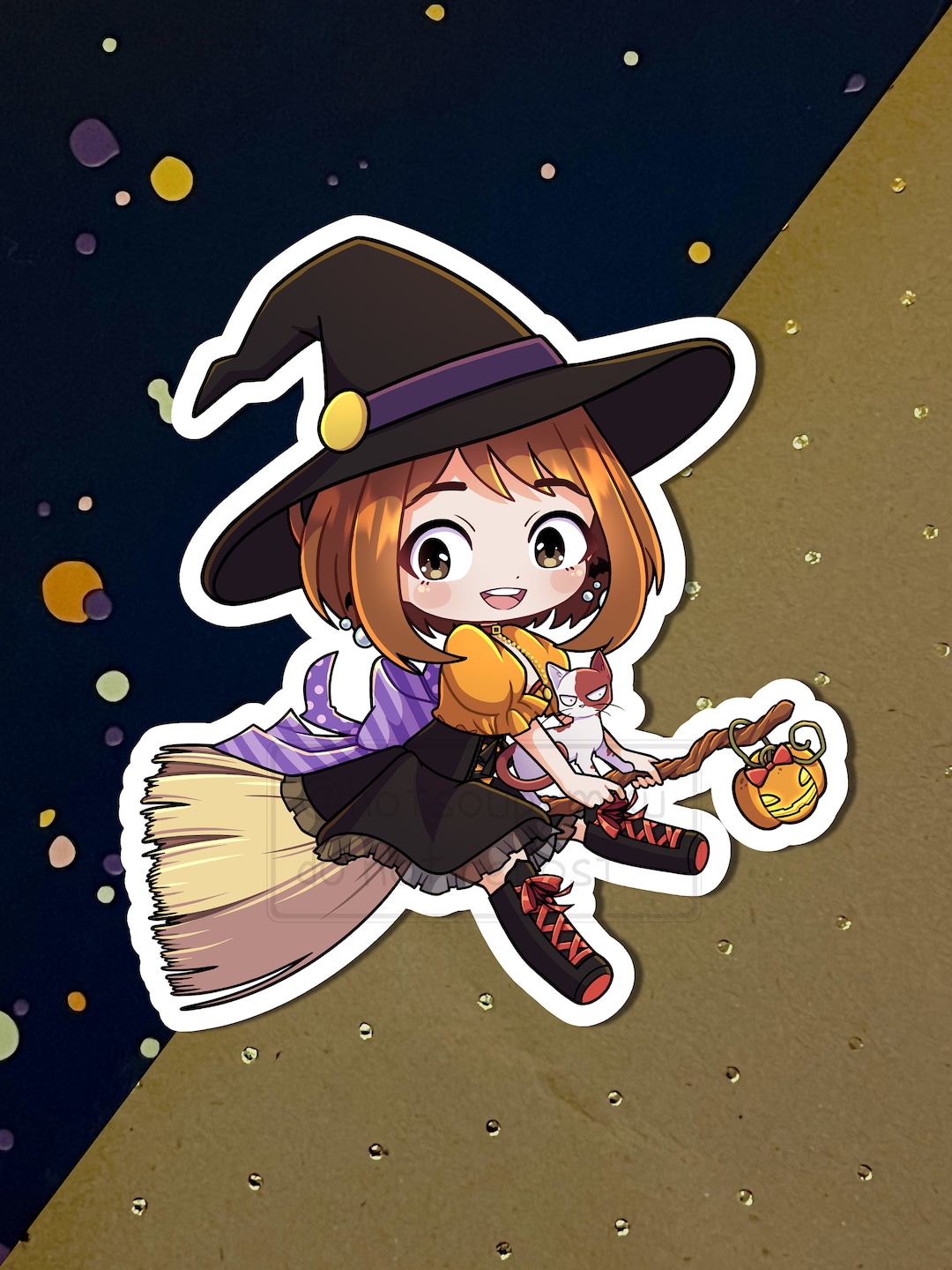 Witch Ochako Vinyl Sticker - Etsy