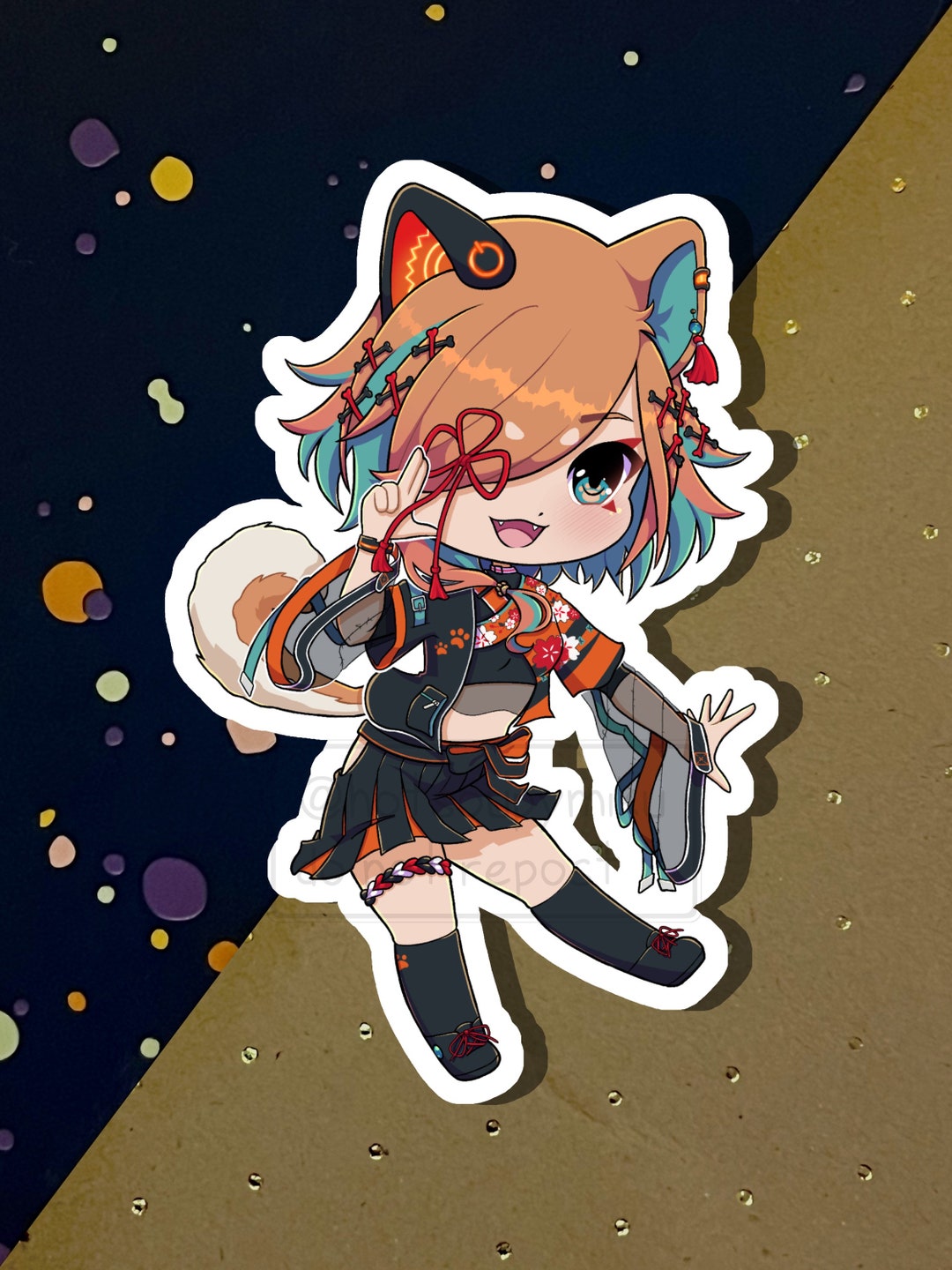 Vtuber Shiki Miyoshino Vinyl Sticker - Etsy