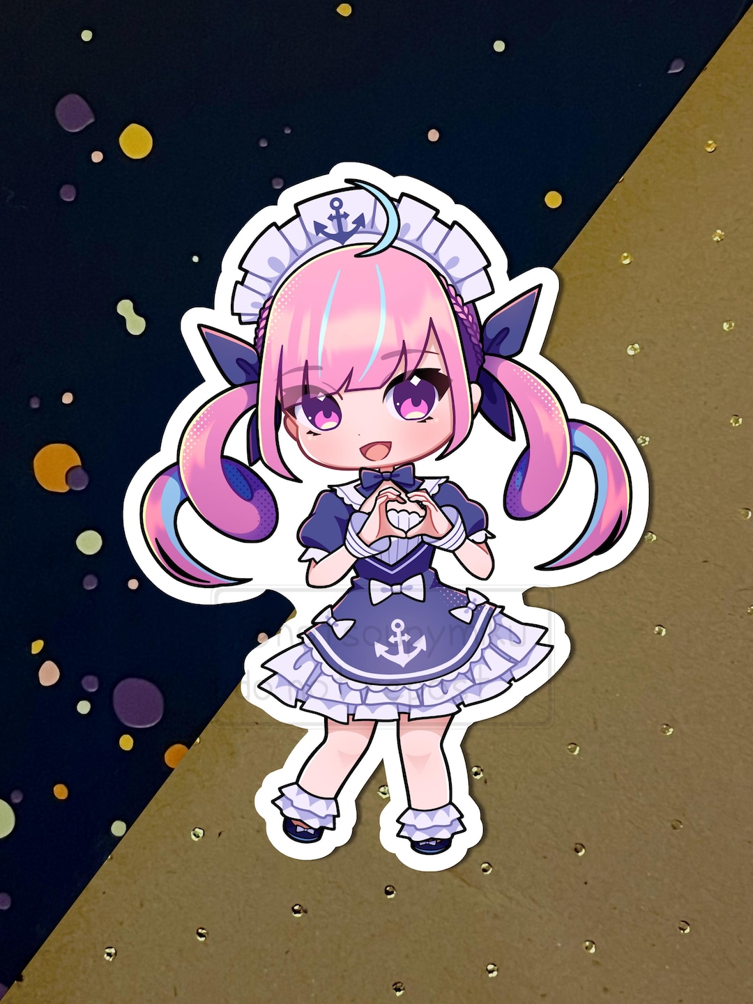 Minato Aqua Vinyl Sticker - Etsy