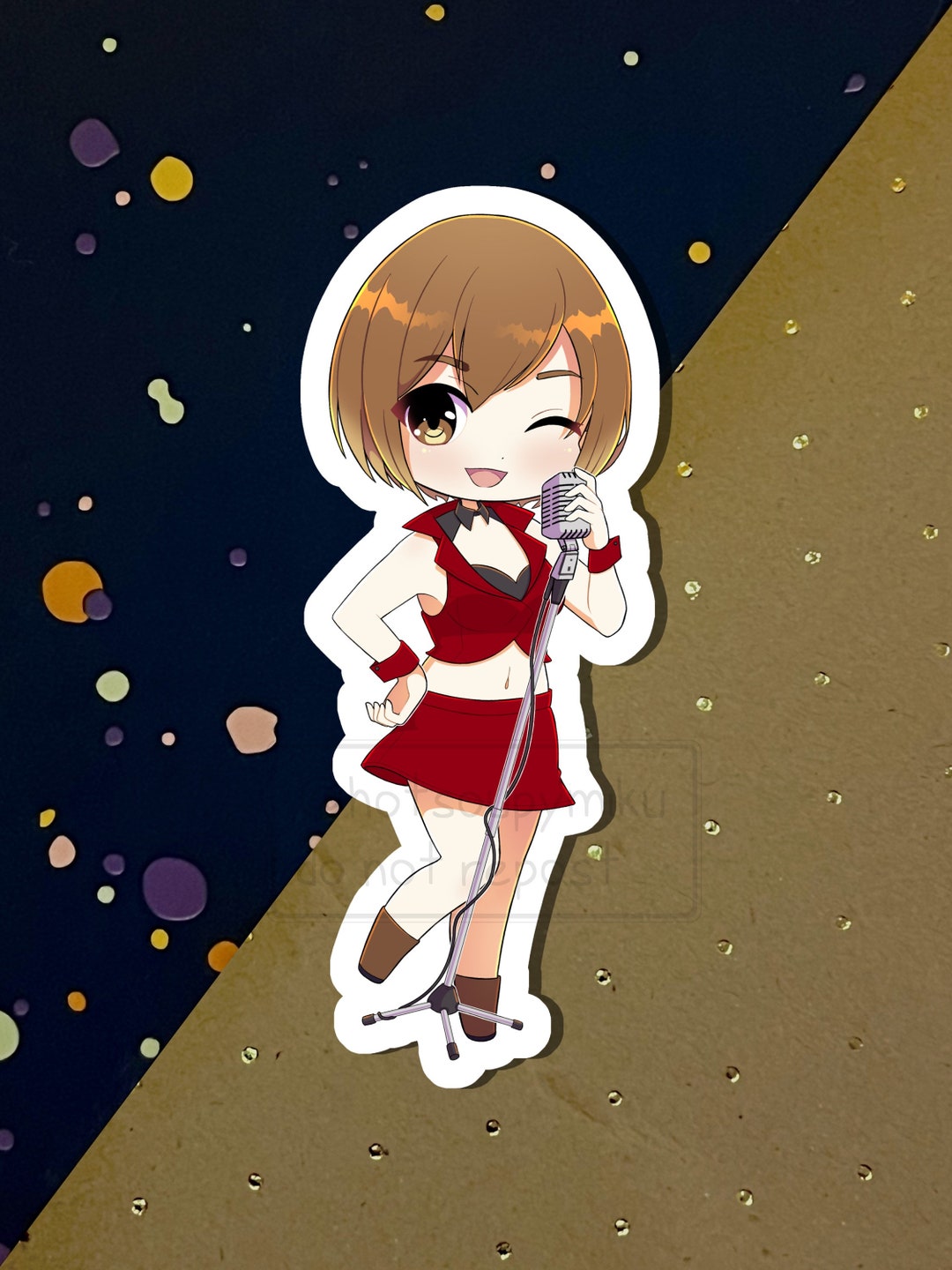 Vocaloid Meiko Vinyl Sticker - Etsy