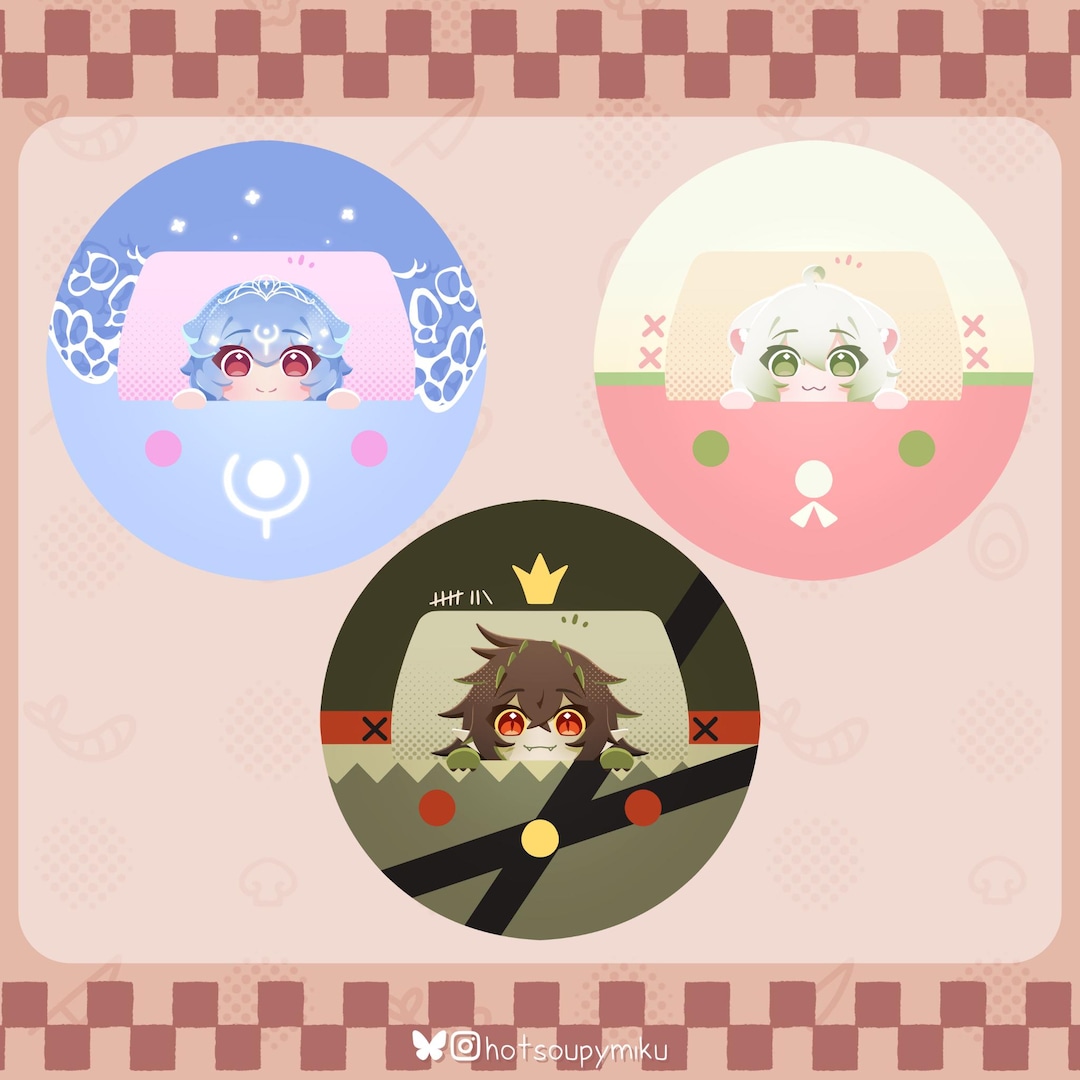 Indie Vtuber Buttons - Etsy