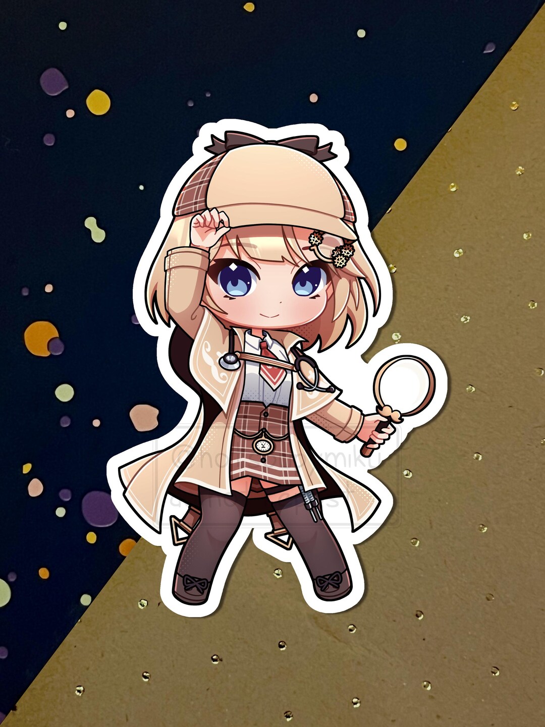 Amelia Watson Vinyl Sticker - Etsy