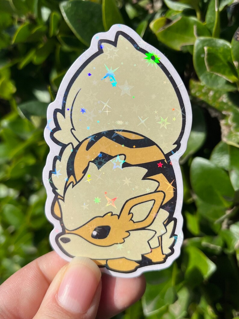 Pokémon Arcanine Vinyl Sticker - Etsy