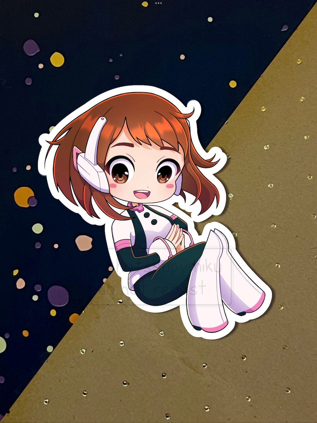 Ochako Uraraka Vinyl Sticker - Etsy