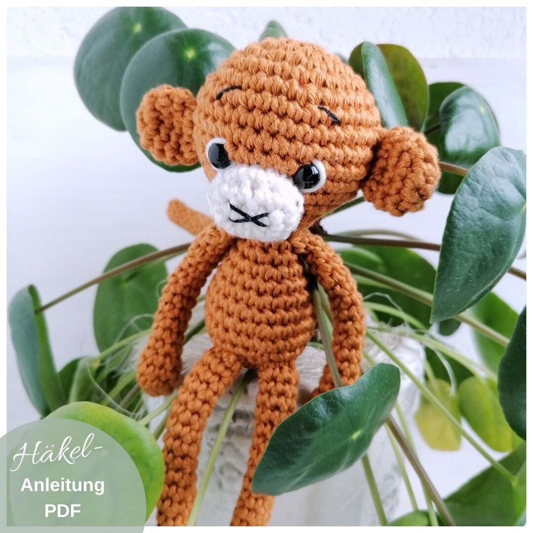 Crochet Pattern Monkey Pippo - Etsy