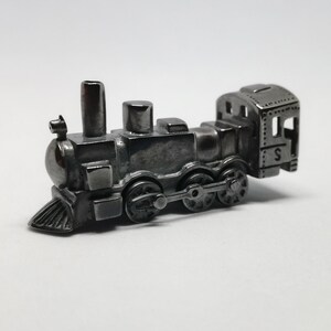 Steam Locomotive Old Style Sterling Silver Miniature Includes Branded ...