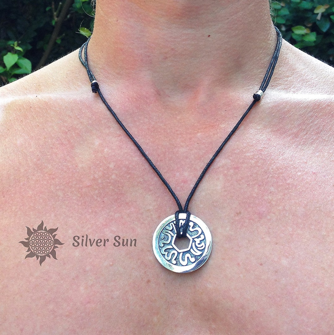 Old Style Bali Sterling Silver Coin Pendant Silver Sun Style Jewelry ...