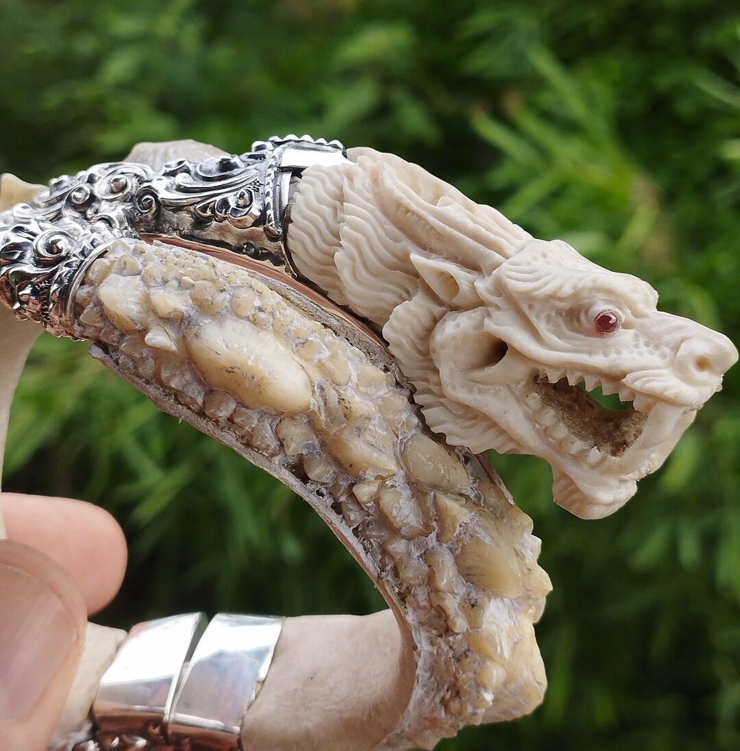 Only One Dragon Bracelet Silver Eyes Red Garnet Body Stingray Tail ...
