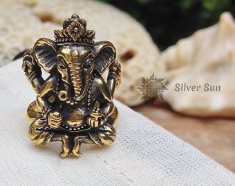 Sterling Silver Ganesha Ring Jewelry Design Includes Branded | Etsy