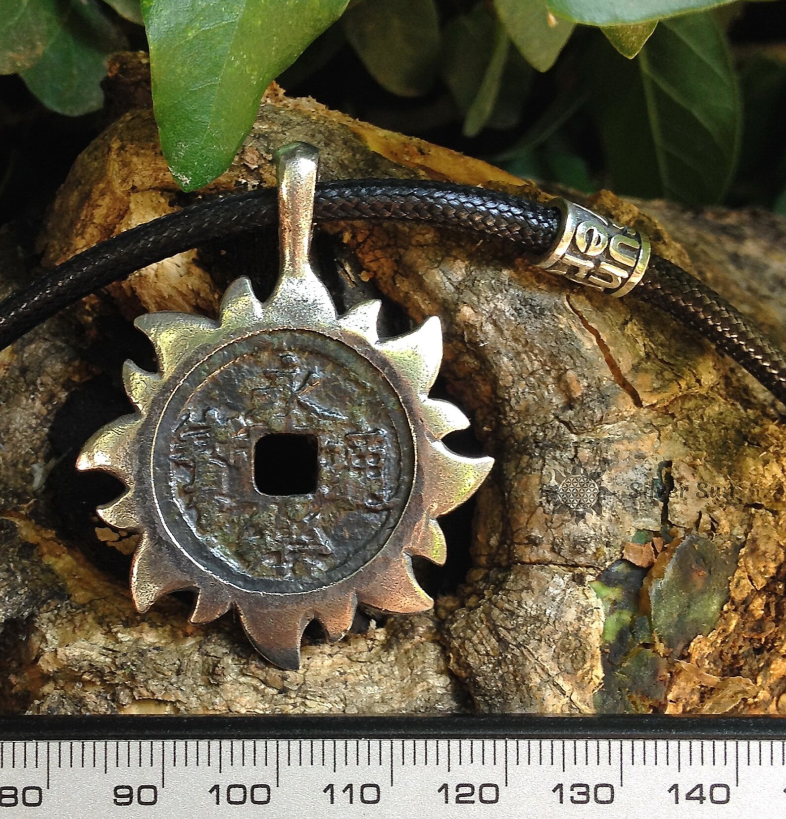 Old Style Sterling Silver Frame Ancient China Coin 1000 Years - Etsy