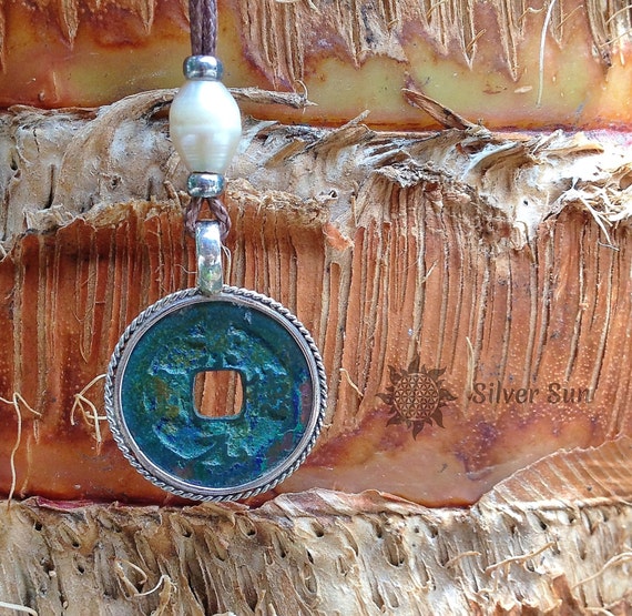 Ancient Chinese Coin Age About 1000 Years Pink Pearl Frame | Etsy