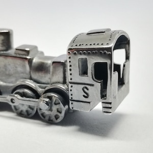 Steam Locomotive Old Style Sterling Silver Miniature Includes Branded ...