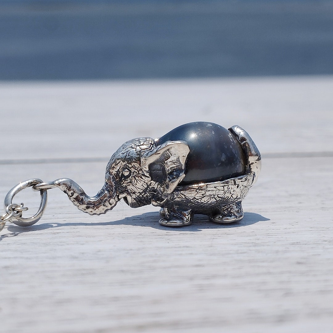 Elephant Baroque Sea Pearls From Tahiti Necklace Sterling Silver ...