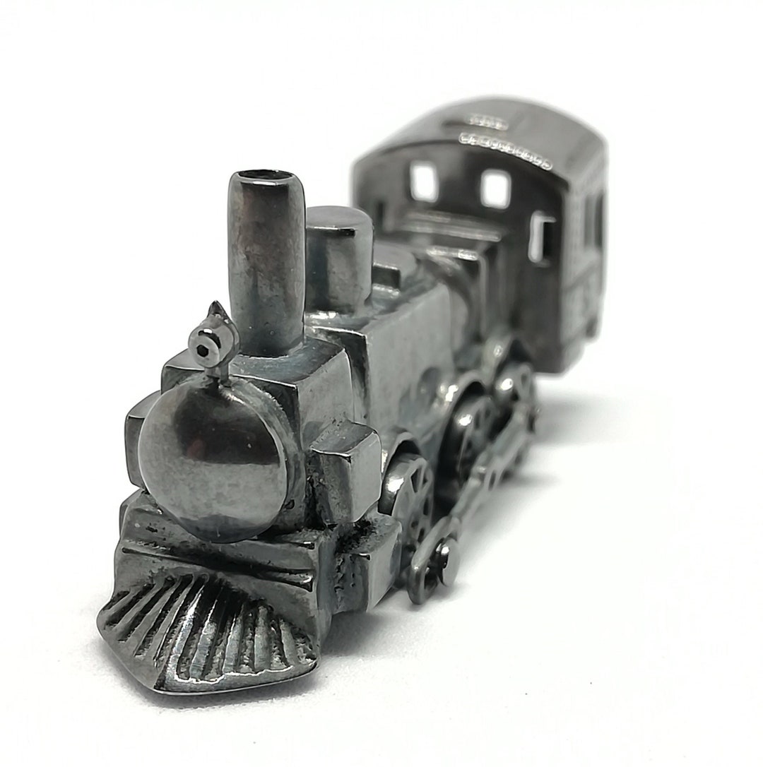 Steam Locomotive Old Style Sterling Silver Miniature Includes Branded ...