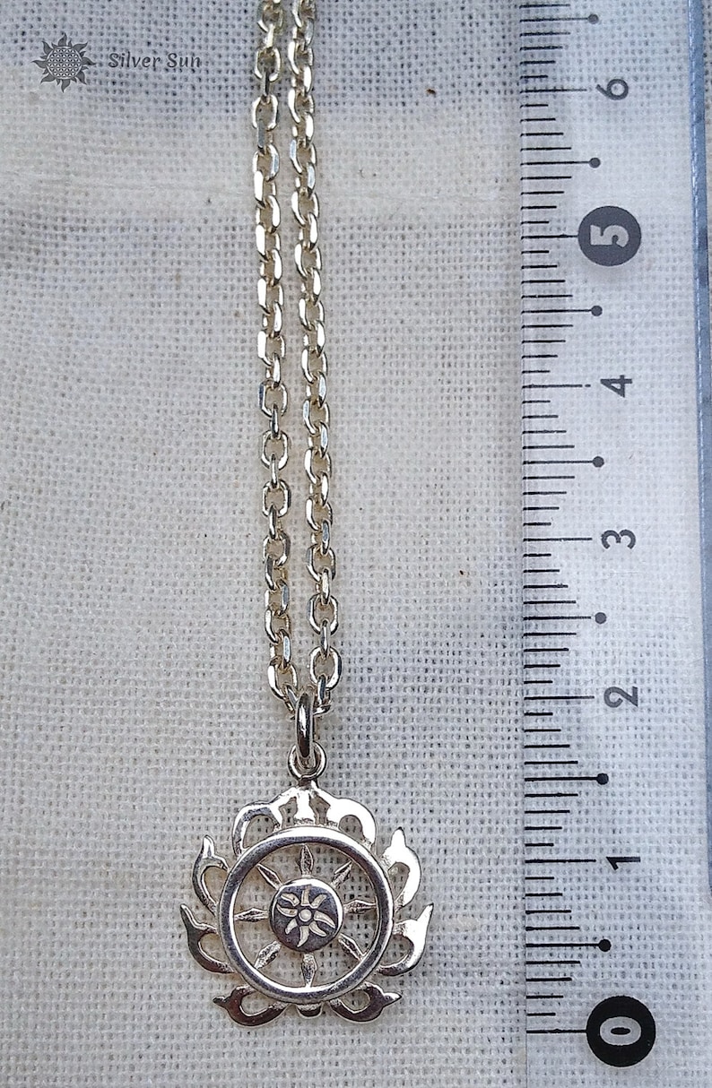 Sterling Silver Chain 50 Cm Pendant Chakra Necklace Includes - Etsy