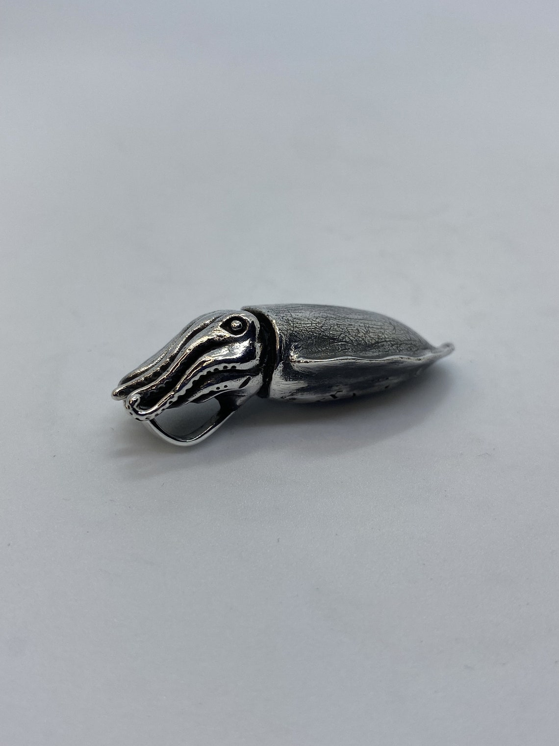 Cuttlefish Pendant Sterling Silver Multi-colored Crystals - Etsy