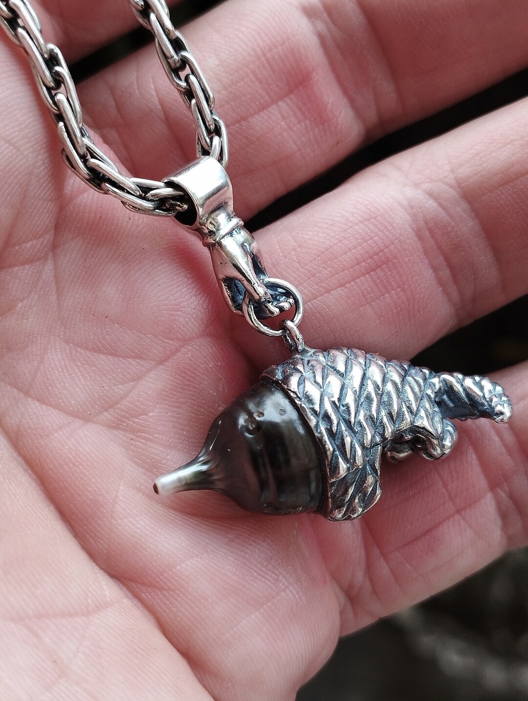 Armadillo Baroque Sea Pearls From Tahiti Necklace Sterling Silver ...