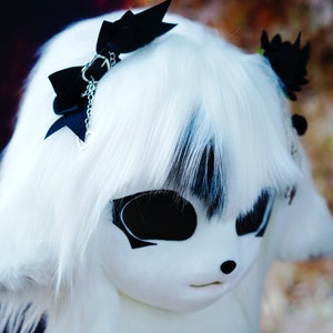 Classic Gothic Sheep Mask in White - Versatile Costume Accessory for ...