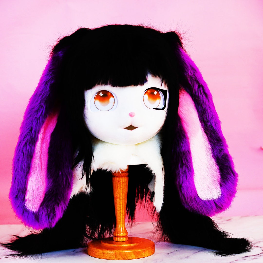 Fur Furry Cosplay Mask ,cosplay Fursuit Head Mask , Furry Convention ...