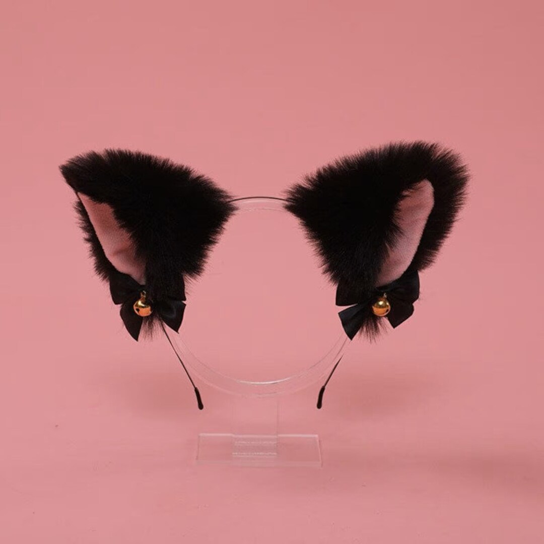 Extra Fluffy Cosplay Fox/cat Ear Headband Adjustable Cute Fun Furry ...