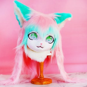 Furry Fursona Mask ，custom Hamtter Fursuit Head , Furry Convention ...