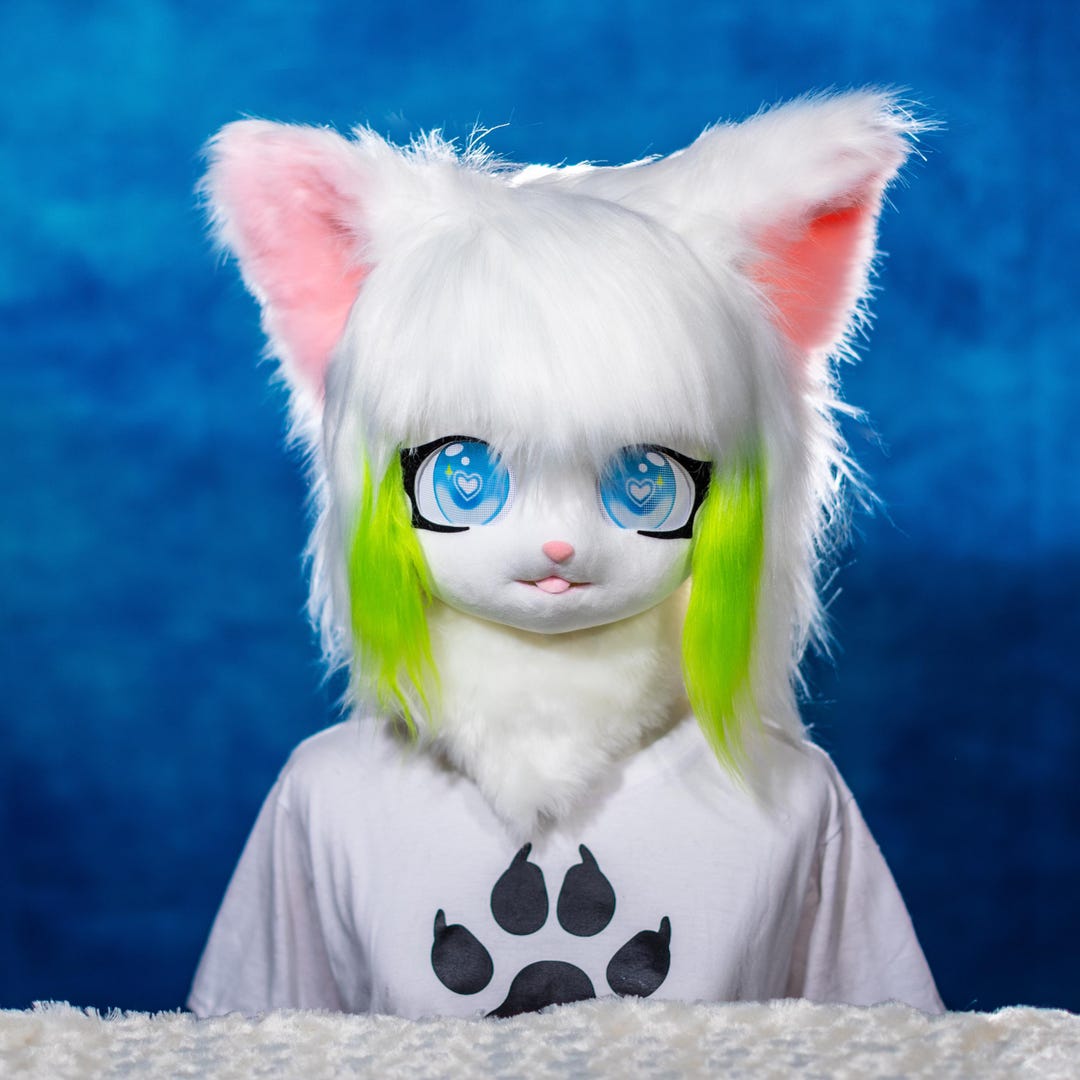 Kigurumi Kemono Cosplay Mask | Full Head Anime Character Costume ...
