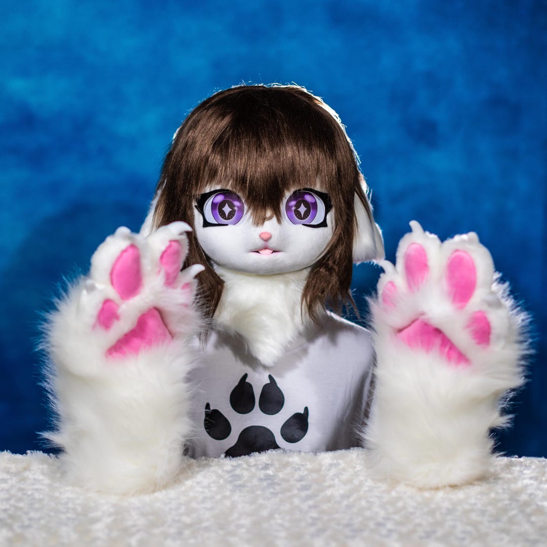 Kigurumi Kemono Cosplay Mask | Full Head Anime Character Costume ...