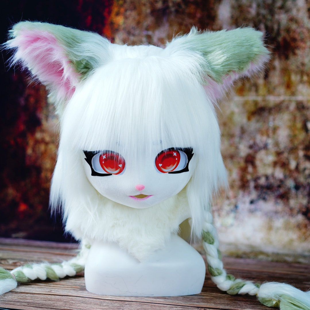 Kig Mask,cat Mask,kig Fursona Head, Kig Kemono Mask Head, Cosplay ...