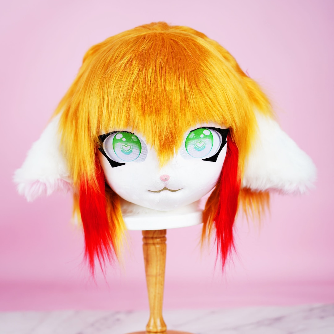 Cat Furry Fursuit Head , Kig Furrysuit Mask, , Budget Friendly Mask ...
