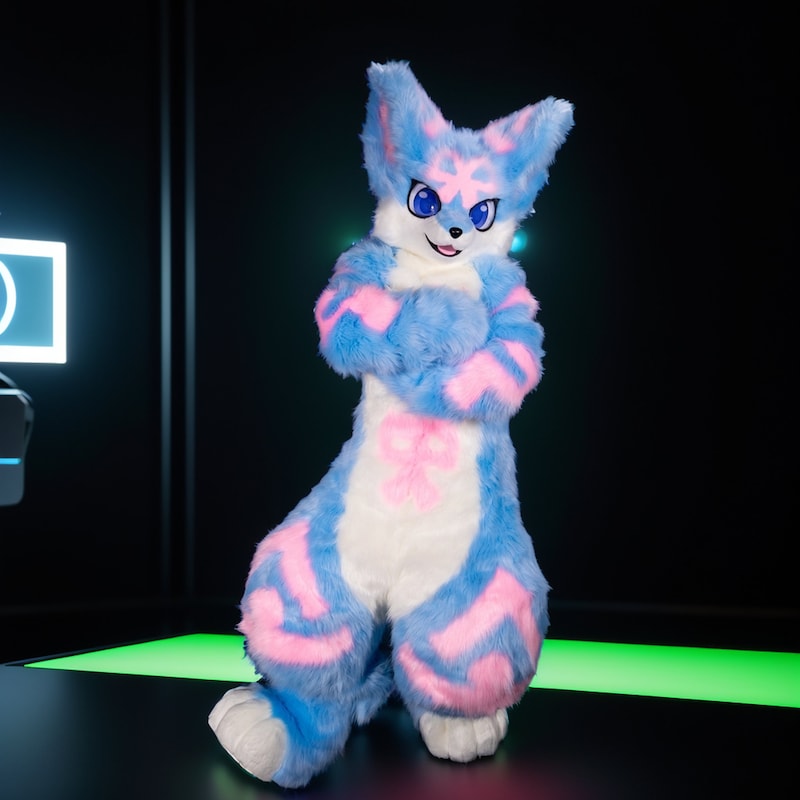 Full Pink Fursuit - Etsy