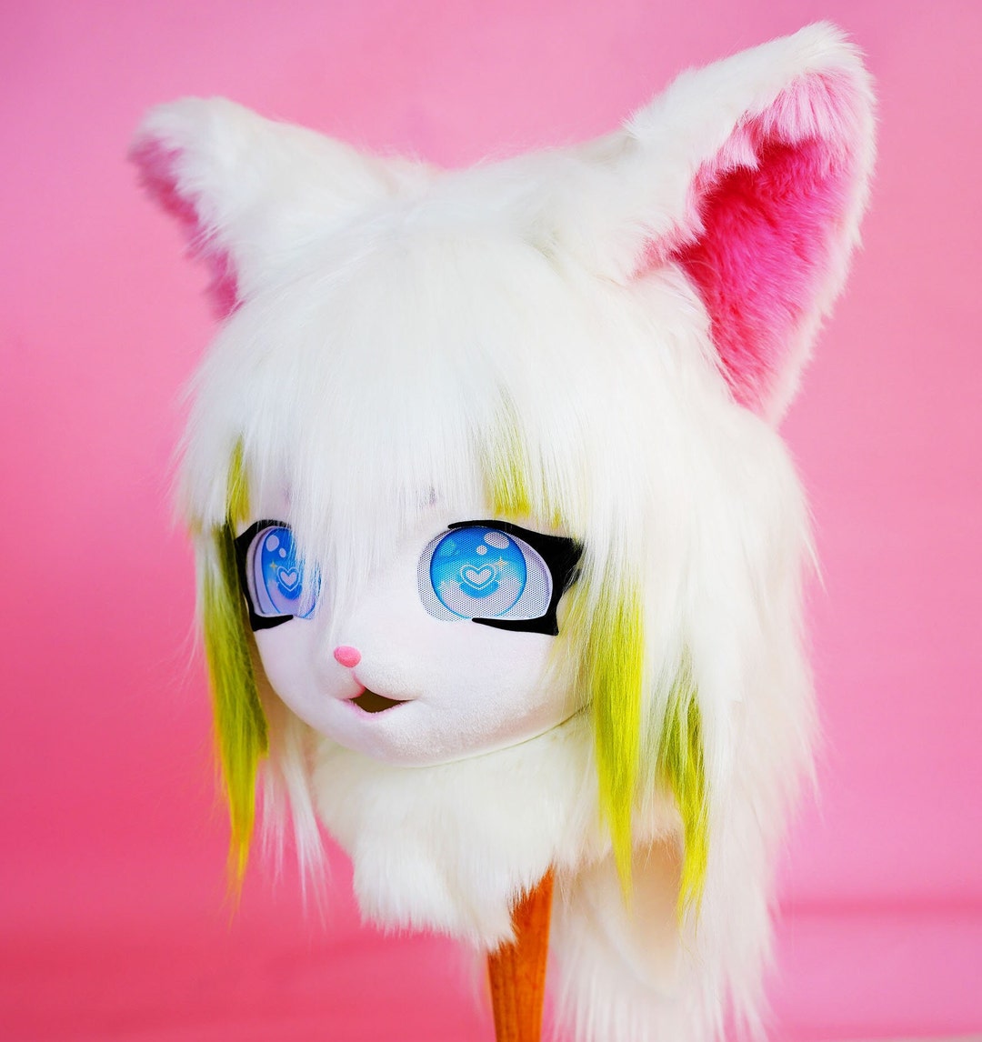 Kig Head Fursuit Furry Head , Personalizable Handmade Cosplay Carnival ...