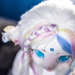 Snow Elf Furry Mask Head | Kigurumi Fursuit Head Convention Wear | Full ...