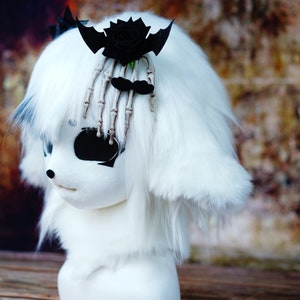 Classic Gothic Sheep Mask in White - Versatile Costume Accessory for ...