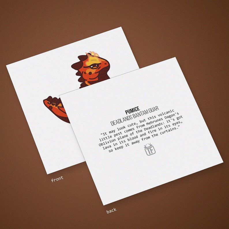 ESO Deadlands Bantam Guar Inspired Fire Dino Chicken small Illustration ...